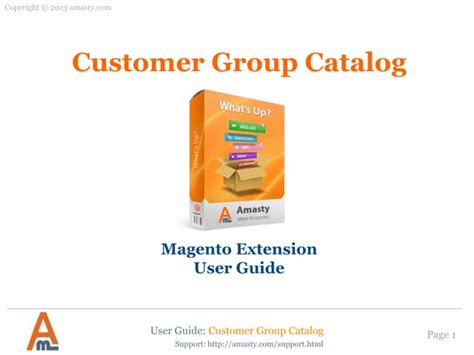 Customer Group Catalog Magento Extension By Amasty User Guide Pdf Computing Technology