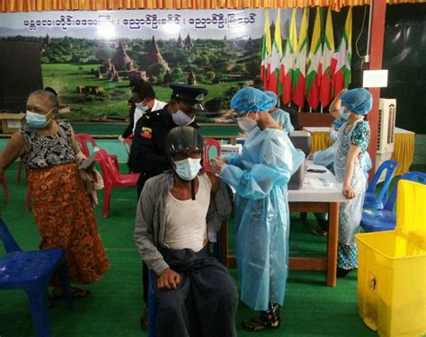 ညောင်ဦးမြို့နယ်၌ ကိုဗစ် ၁၉ ရောဂါကာကွယ်ဆေး ထိုးနှံပေး Information And Public Relations Department