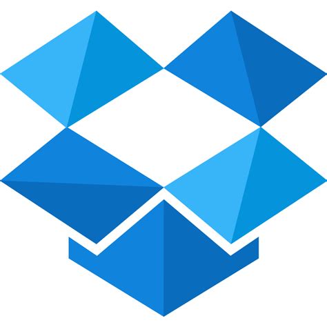 Dropbox Vector Logo Free Dropbox Logo Glyph Icon Free Svg Eps Psd