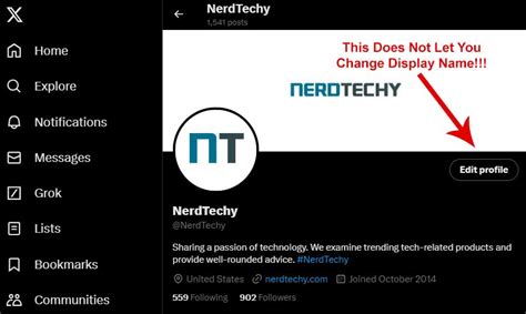 Can T Change X Twitter Display Name Try This Nerd Techy