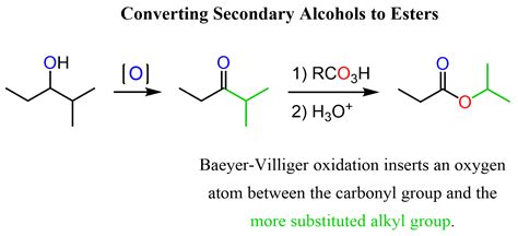 Alcohols To Esters Chemistry Steps