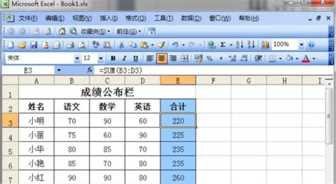 Excel 2015将数值自动求和的方法 下载之家