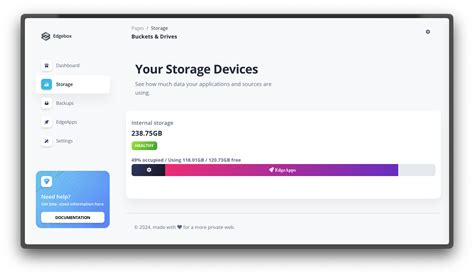 Storage Edgebox Documentation