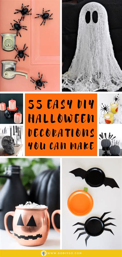 55 Easy Diy Halloween Decorations You Can Make Godiygocom