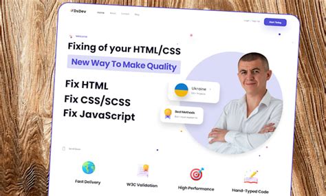 Correct The Bugs In Your Html Css Javascript By Dmytrosyrotiuk Fiverr