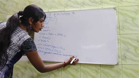 Basics Of Html Programming In Tamil Youtube