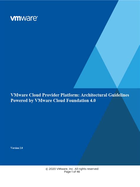 Vmware Vcloud Director On Vmware Cloud Foundation Tech Paper Pdf