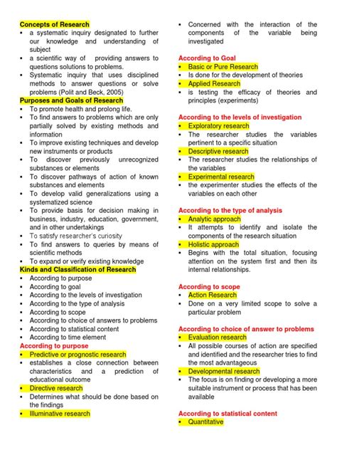 Concepts Of Research Pdf Validity Statistics Type I And Type Ii Errors