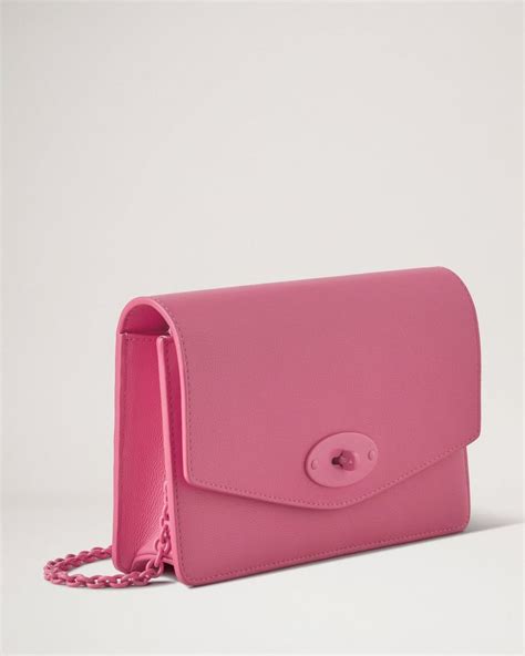 Small Darley Geranium Pink Micro Classic Grain Women Mulberry