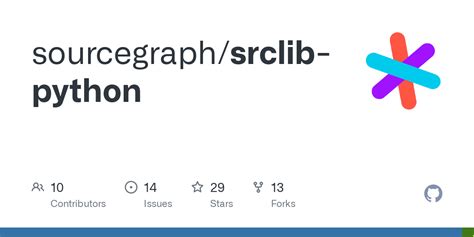 Github Sourcegraphsrclib Python
