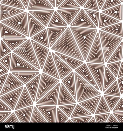 Abstract Pattern Of Triangles Large Shape Size Multiple Repeated Inner Triangles Single Color