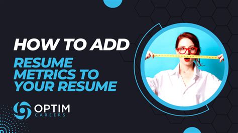How To Add Metrics To Resume When You Dont Have Data — Optim Careers