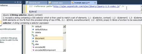 JavaScript Intellisence For SharePoint 2010 Projects TechBubbles