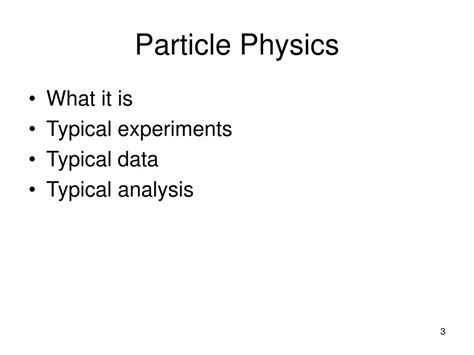 Ppt Statistical Issues In Particle Physics Analyses Powerpoint