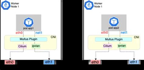attach multiple network interfaces to pods in kubernetes using multus
