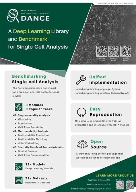 omicsml on twitter we are excited to announce that our dance python