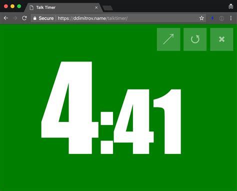 Github Mitiotalktimer No Frills Talk Timer In A Single Html File Excellent For Lightning Talks