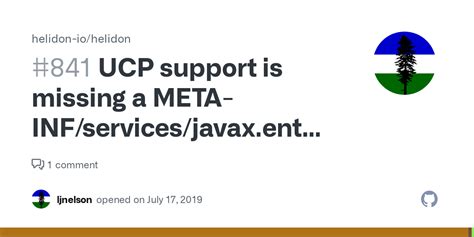 ucp support is missing a meta inf services ject spi