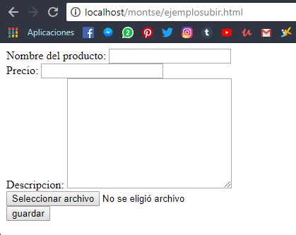 Apuntes De DAW Insertar registros en MySQL con imágenes almacenadas en