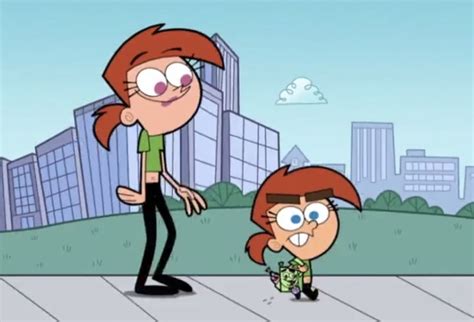 Vicky Walking With Timmy As A Mini Vicky By Spacejam12 On Deviantart