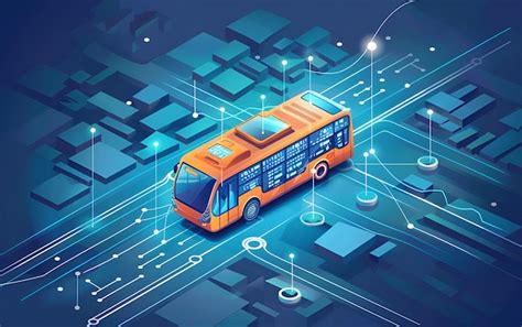 Transforming Urban Mobility Smart Buses And Smart Infrastructure Premium Ai Generated Image