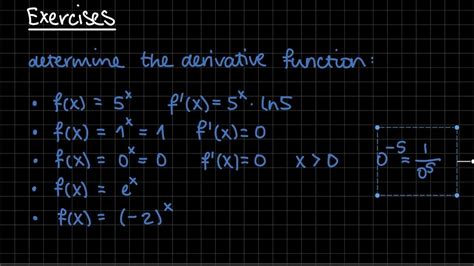 Differentiating Exponentials Youtube