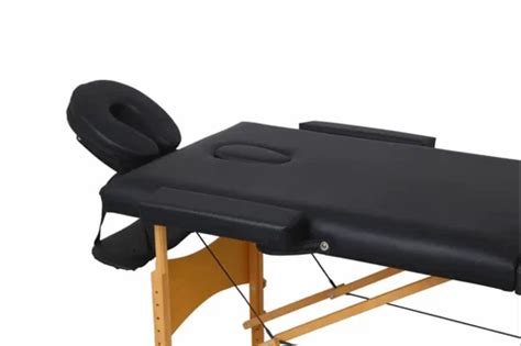 Physiotherapy Treatment Bed Table Examination Couch Foldable 2 Section Portable Massage Table