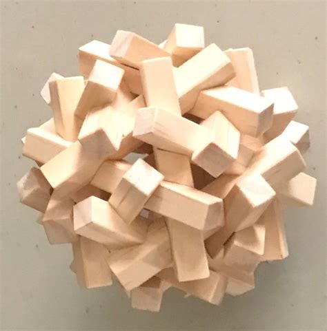 Wooden Dodecahedron Puzzle