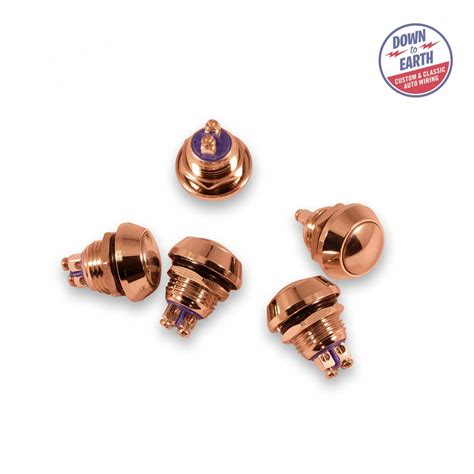 Nickel Plated Momentary Push Button Switch Down To Earth Auto Electrics