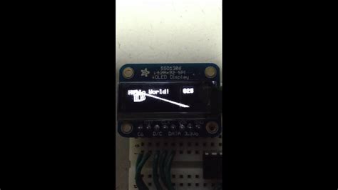 Adafruit OLED Module At Hz YouTube