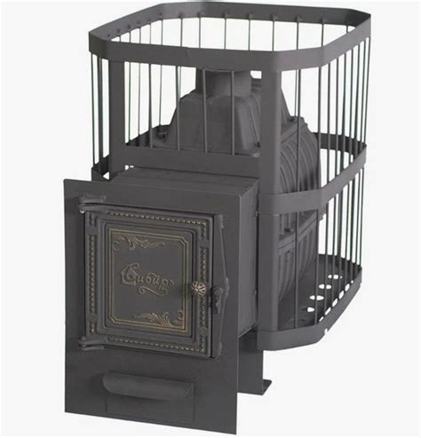 Печь банная чугунная НМК Сибирь 20 чугунная дверца сетка купить с доставкой по выгодным