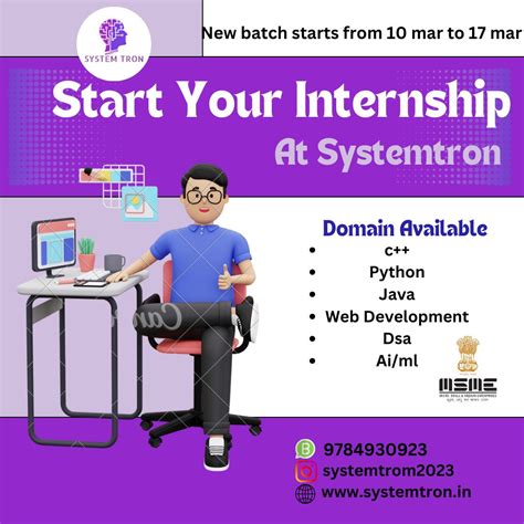 Internship Systemtron Internship2024 Internworld Internshipbatch