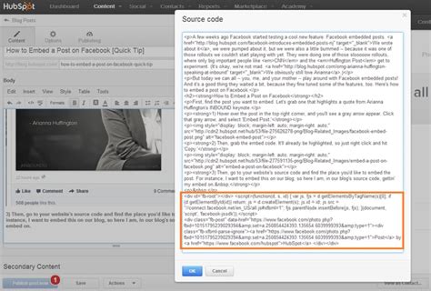 How To Embed A Facebook Post Quick Tip