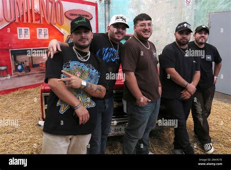 Members Of Grupo Frontera Pose During An Interview In México City Aug