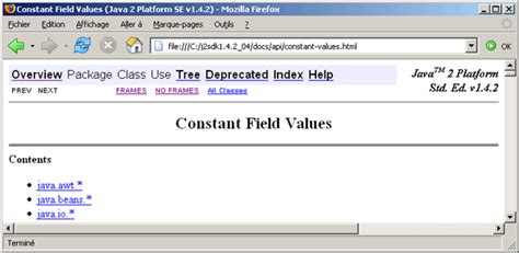 Développons En Java Javadoc
