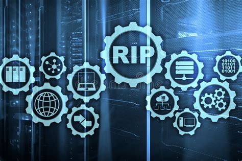 Rip Routing Information Protocol Technology Networks Cocept Stock Illustration Illustration