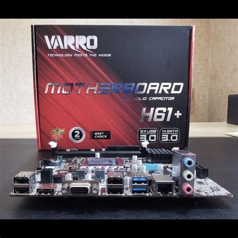 Jual MOTHERBOARD LGA 1155 H61 DDR3 BARU Merek VARRO Ada HDMI Shopee Indonesia