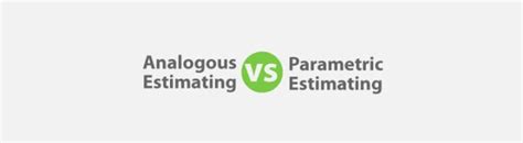 Analogous Estimating Vs Parametric Estimating For PMP Exam Updated PMP PMI ACP ITIL Exam