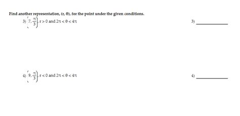 Solved Find Another Representation R Theta For The Chegg Com