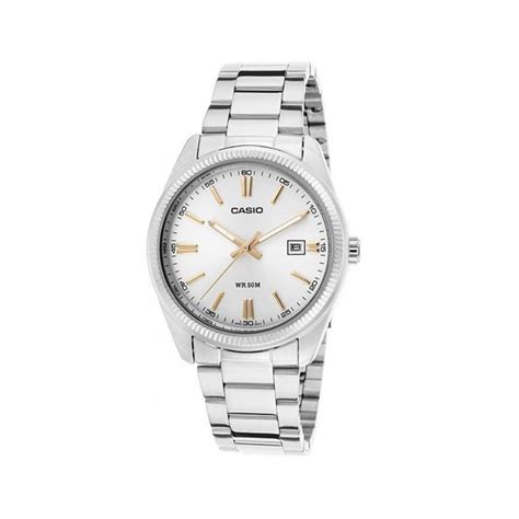 Buy Casio Mens Multi Function Silver Dial Watch Mtp 1302d 7a2 Online In Uae Sharaf Dg