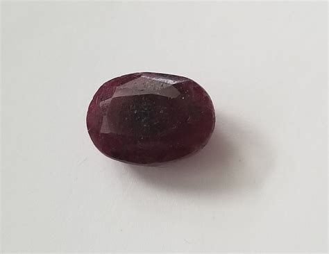 14 05 Ct Natural Ruby Oval Cut Loose Gemstone Property Room