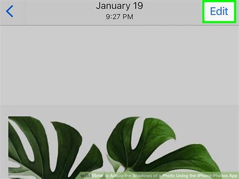 How To Adjust The Shadows Of A Photo Using The Iphone Photos App