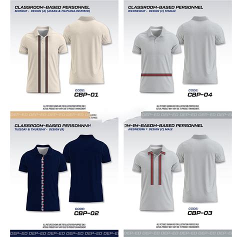 Deped Uniform 2025 Full Sublimation Deped Polo Shirt For Men And Women