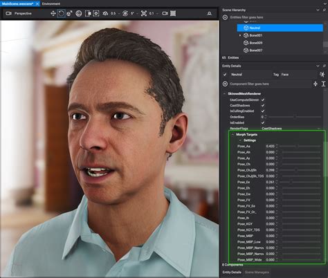 Morphing Animation System Evergine