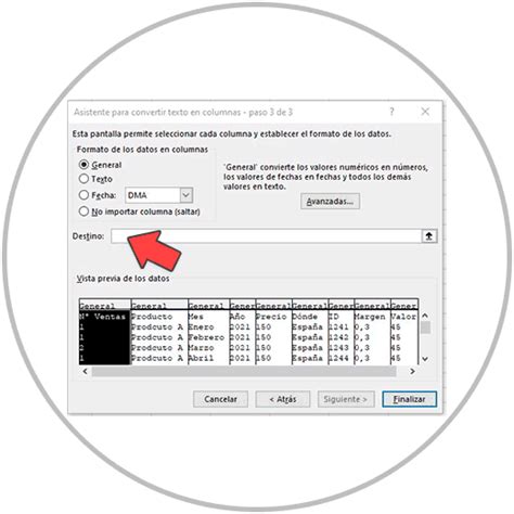 Cómo separar Texto en Columnas Excel Cómo separar Nombres y Apellidos en Excel Solvetic