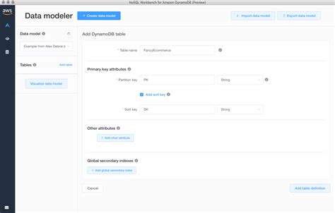 How To Model Amazon Dynamodb Databases With Nosql Workbench