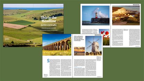 indesign template magazine feature article creativepro network