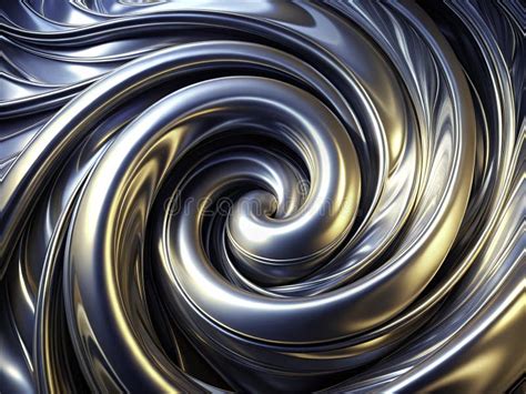 Stunning Silver Swirl Abstract Metal Texture A Luxurious Reflective And Dynamic Visual For