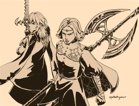 Seteth And Byleth By Me R Fireemblemthreehouses