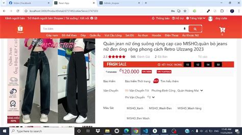 Website Bán Hàng Reactjs And Nodejs Youtube